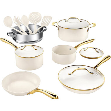 Click here for Gotham Steel 1384 15-Piece Cookware Set prices