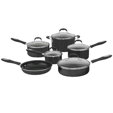 Click here for Cuisinart 55-11BK 11-Piece Aluminum Cookware Set prices