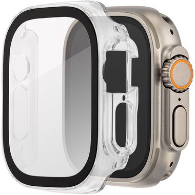 WITHit Clear Protective Glass with Integrated Protective Case designed for 49mm (Ultra/Ultra 2) Apple Watch - Clear