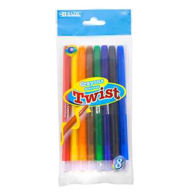 Click here for BAZIC 2506-1 8-Color Twist-Up Propelling Crayons prices