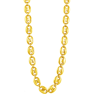 Click here for Mi Tesoro MT-N017GO-20 Gucci Style Puff Link Gold... prices