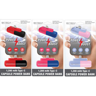 Click here for Bytech BY-PB-12-002-AC 1200mAh Type C Power Bank prices