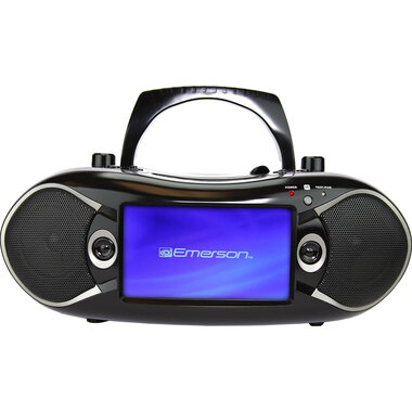 Emerson 7 Bluetooth DVD Boombox w AMFM Radio  Stereo Speakers & Multi-Media