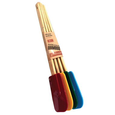 Click here for Good Cook 24888 4 Piece Bamboo Spatula Set prices