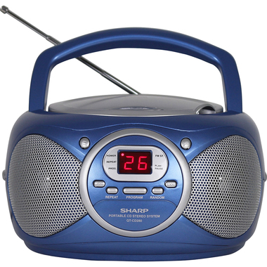 Click here for Sharp QT-CD280BLU 7" Bluetooth DVD Boombox -... prices