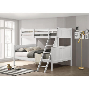 Click here for Elements SAMTWINBK-WH Sami Twin Over Twin Bunk Bed... prices
