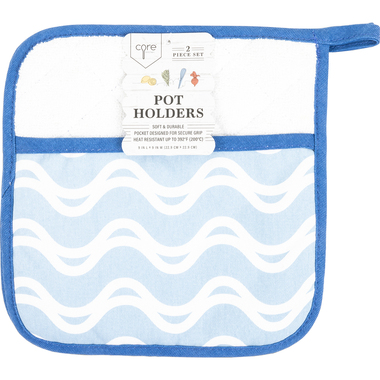 Click here for Core Home 46859 2 PC POTHOLDER W/POCKET prices