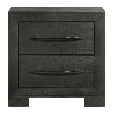 Click here for Elements B-3410-8-NS Allan Nightstand - Black prices