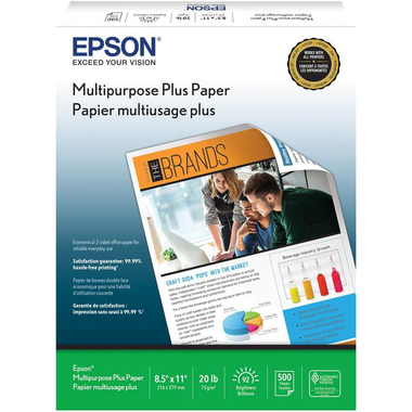 Click here for Epson Multipurpose Plus Paper - S450217-4 8.5 x 11... prices