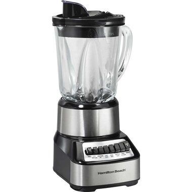 Hamilton Beach Wave Crusher Multi-function Blender with 40 oz. glass jar - 54221G - Black