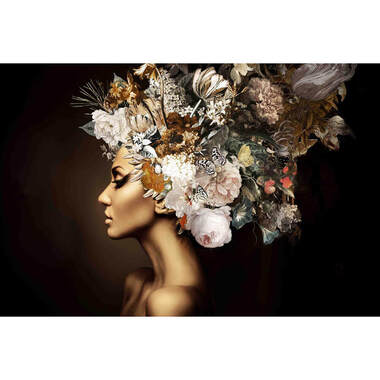 Click here for Classy Living SF3062 Temp Glass with Foil - Floral... prices