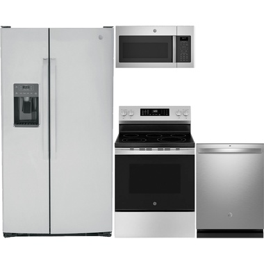 Click here for GE GSS25GYPFSKP1 Stainless Steel Kitchen Package prices