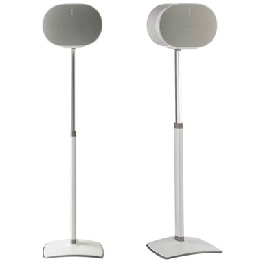 Sanus Height-Adjustable Speaker Stands for Sonos Era 300 - Pair - White