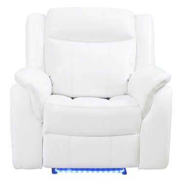 Click here for Global Furniture UM02PR-WHT Tampa Power Recliner -... prices
