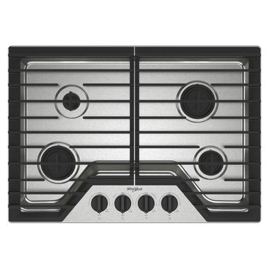 Click here for Whirlpool WCGK3030PS 30-inch Gas Cooktop with 4 Bu... prices