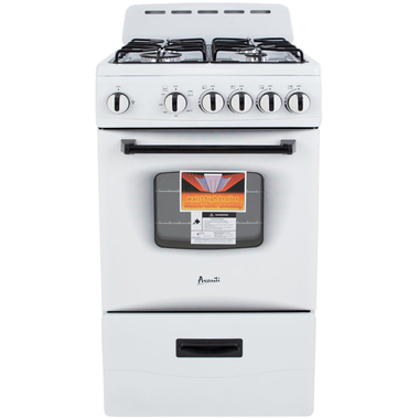 Click here for Avanti GR2011CW 2.2 CuFt Freestanding Gas Range prices