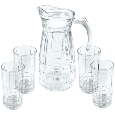 Click here for Gibson 130987.05 Jewelite Pitcher & Tumbler Se... prices
