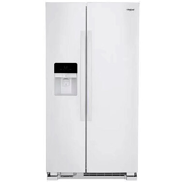Click here for Whirlpool WRS325SDHW 25 Cu Ft Refrigerator - White prices