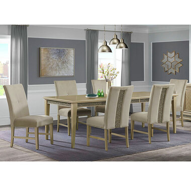 Click here for Elements MAXWELLDINSET Maxwell Dining Table/Six Ch... prices