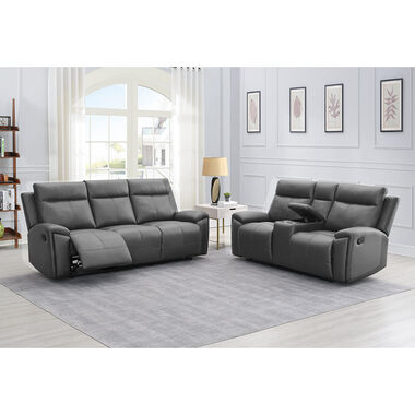 Click here for Steve Silver GASTONSL-GRY Gaston Reclining Sofa &a... prices