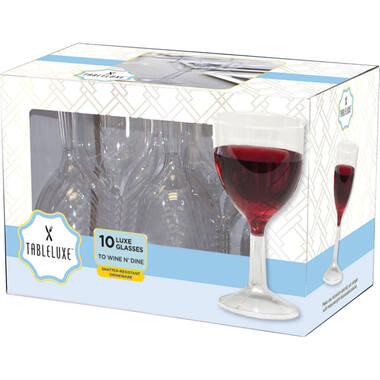 Click here for Tableluxe TLXCW6WINE310 10-Count 6oz. Luxe Wine Gl... prices
