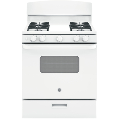 Click here for GE JGBS30DEKWW 4.8 CuFt Freestanding Range - W prices