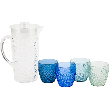 Click here for Core Home 43798 5-Piece Tumbler Set - Blue prices
