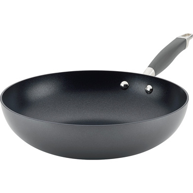 Anolon Advanced Home Hard Anodized 12 Stir Fry Pan  One Size  Gray