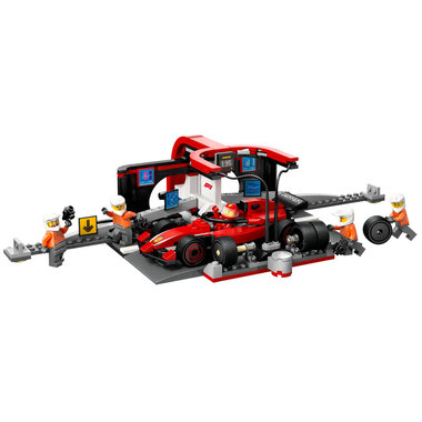 Click here for LEGO(R) CITY F1(R) Pit Stop & Pit Crew with Ferrar... prices