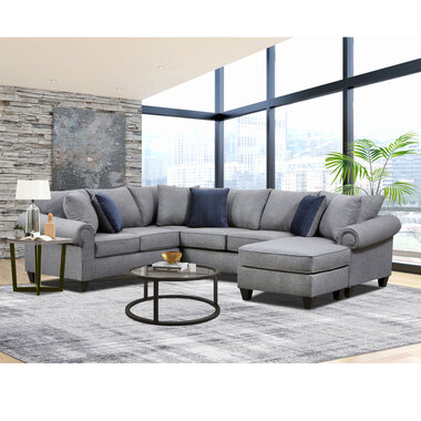 Click here for Style Line ADDIESEC-BLU Addie Chaise Sectional/Cha... prices