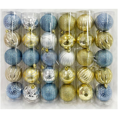 Click here for Christmas Elegance 10563726LBG 5 Pc Tube 60MM Shat... prices