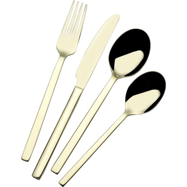 Click here for Towle 5292343 Paros Champagne 16-PC Flatware Set prices