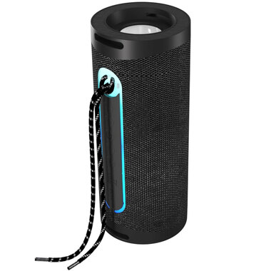 SuperSonic SC-2340BTBLK Portable Bluetooth Speaker/LED Light