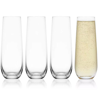 Click here for Mikasa 5316310 Lana 4 Pc 9.5 Oz Stemless Flute Set prices
