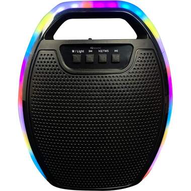 Supersonic Bluetooth 6.5 Portable Rechargeable Speaker with RGB Handle IQ-2465RGB