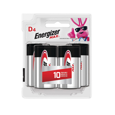 Click here for Energizer E95BP-4D1 MAX 4-Pack D1.5V Alkaline Batt... prices