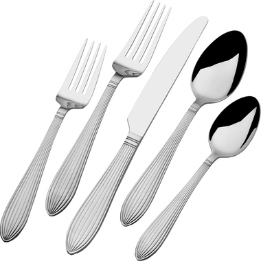 International Silver Countryside 20 Piece Flatware Set  Service for 4 - Stainless Steel