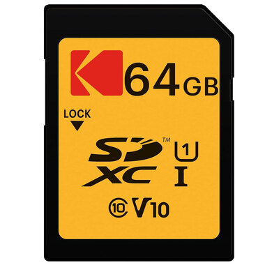 Click here for Kodak EKMSD64GXC10K 64GB CL10 SDXC Memory Card prices