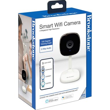 Click here for Brookstone BR-CM-WF-005-WT 2MP Smart Wi-Fi Camera prices