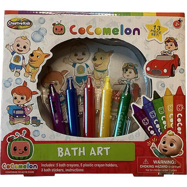 Click here for Group Sales 4616 CoComelon 13-Piece Bath Art Set prices