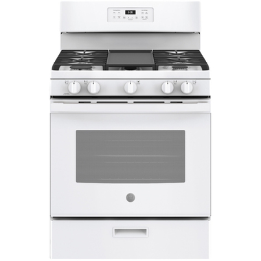 Click here for GE JGBS66DEKWW 5.0 CuFt Freestanding Gas Range prices
