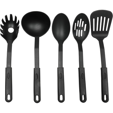 Click here for Chef Craft 42116 5 Piece Nylon Tool Set - Black prices