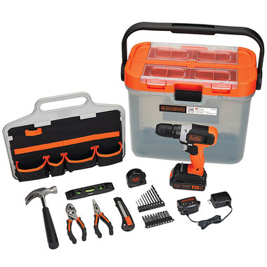 Click here for Black+Decker BCKSB29C1 20V Max Home Project Kit/28... prices