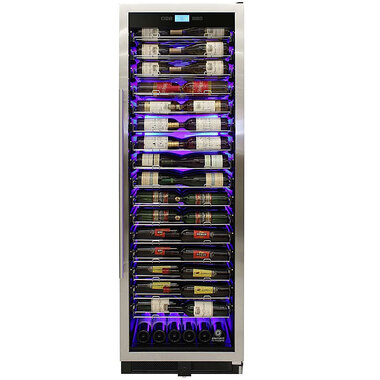 Click here for VINOTEMP EL-WCU107-02 141-Bottle Backlit Panel Win... prices