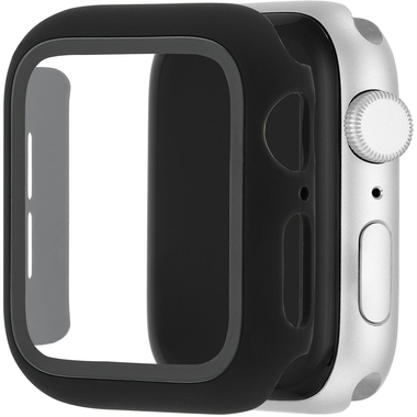 WITHit Black Protective Glass with Integrated Protective Case designed for 44mm Apple Watch - Black