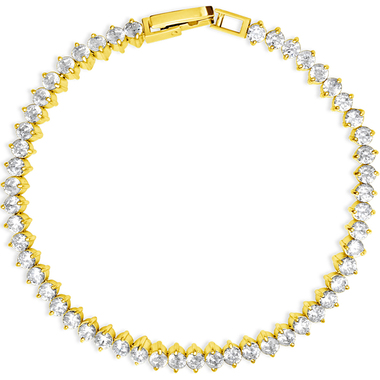 Click here for Mi Tesoro MT-B043GO Tennis Gold Bracelet prices