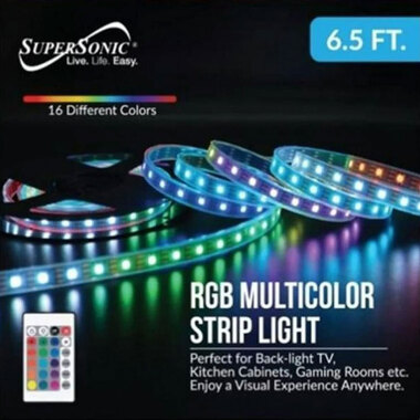 Click here for SuperSonic SC-6365RGB 6.5 Ft. RGB LED Light Strip prices