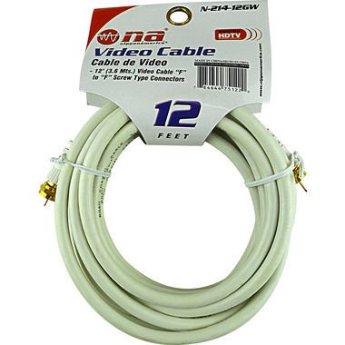 Click here for Nippon America N-214-12GW 12 Foot RG6 Coaxial Cabl... prices