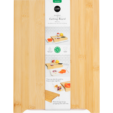 Click here for Core Home 52729 Bamboo Cutting Board with Tray prices