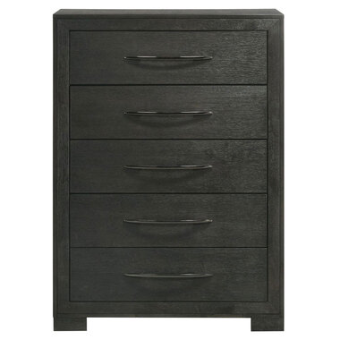 Click here for Elements B-3410-8-CH Allan Chest of Drawers - Blac... prices